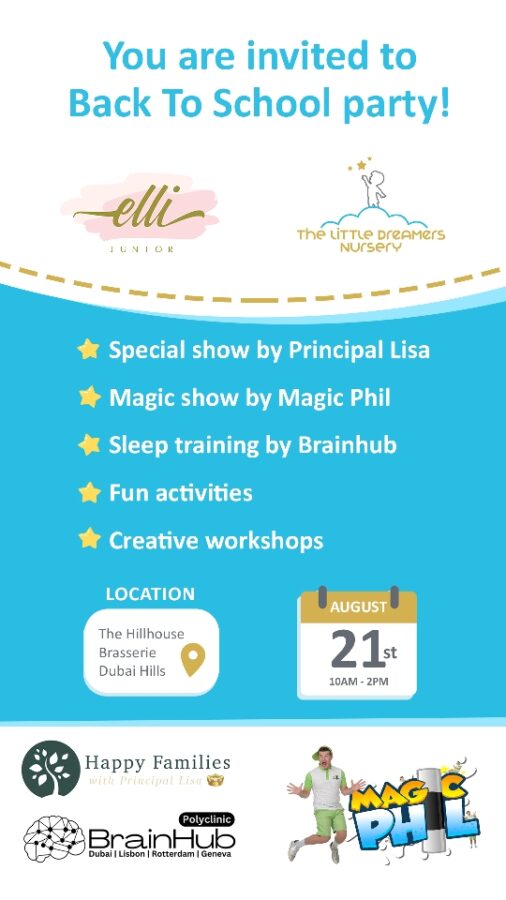 Back to school party 2023 - The Little Dreamers Nursery